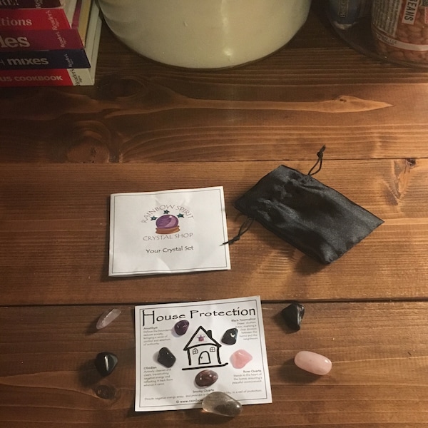 House Home Protection Crystal Set - Etsy