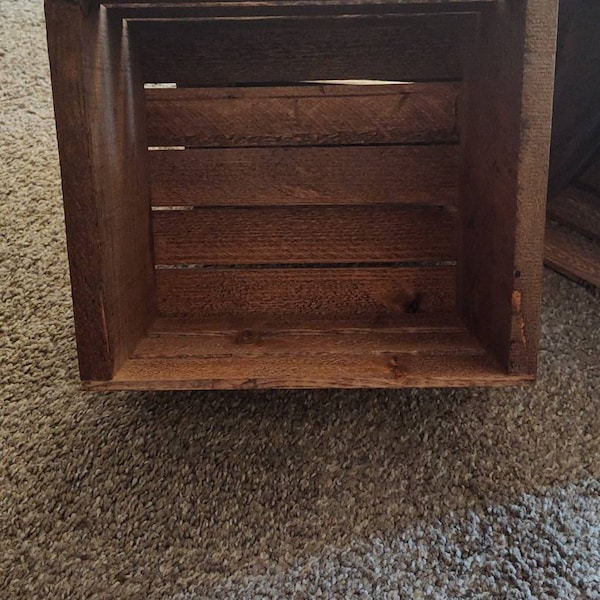 6 Wood Crates Rustic Cupcake Stand 8x8, Wedding Crates , Rustic Wedding ...