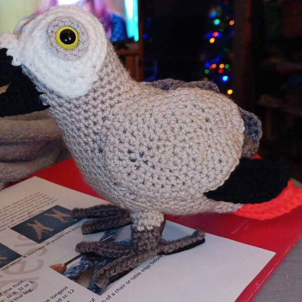 African Grey Parrot Crochet PATTERN USA Terms English Language - Etsy
