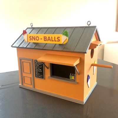 New Orleans Snowball Stand Birdhouse Rosy Red - Etsy