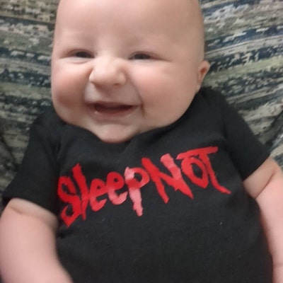 Sleepnot Slipknot Inspired Heavy Metal Rock and Roll Baby Onesie ...
