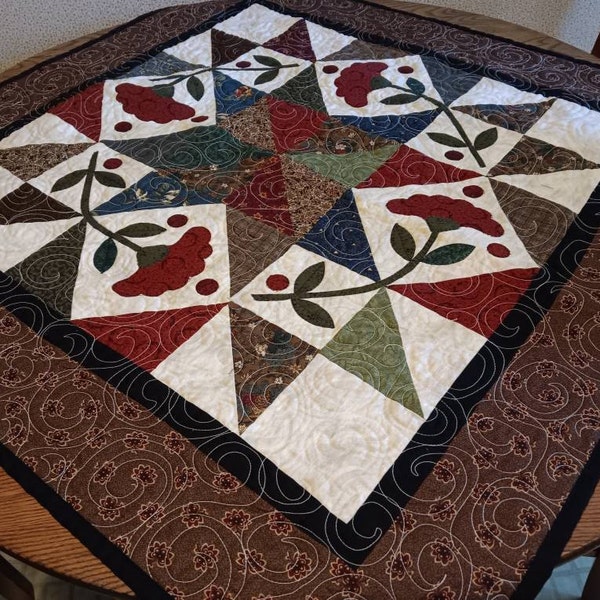 Scrappy Nine Patch, Decorator Quilt, 0122-02 - Etsy