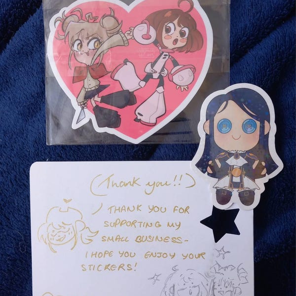 Arcane Inspired Jayce and Viktor Stickers | League of Legends Jayvik ...