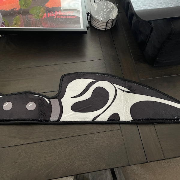 Scream Knife Rug: Horror Movie Ghost Face Kitchen Mat - Etsy
