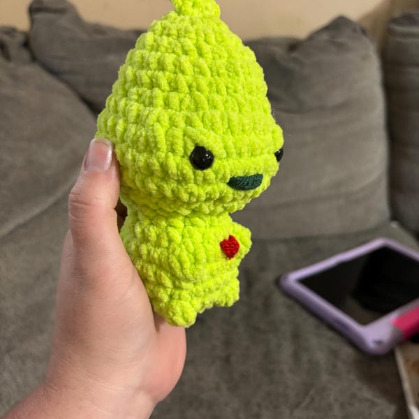 CROCHET PATTERN - Meanie Greenie | No Sew | Amigurumi | Crochet Plushie ...