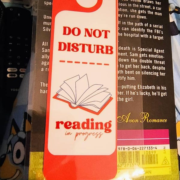 Do Not Disturb Magnetic Bookmark | Book Lover | Cute DND Series ...