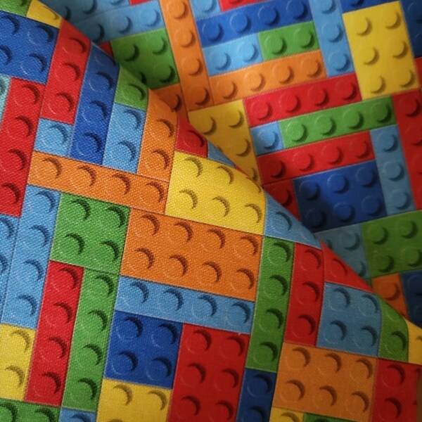 Cotton Building Primary Colors Blocks Construction Toy Bricks Packed ...