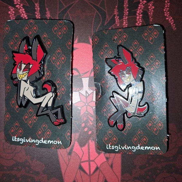 2” Spicy Alastor Hazbin Hotel Enamel Pins - Etsy