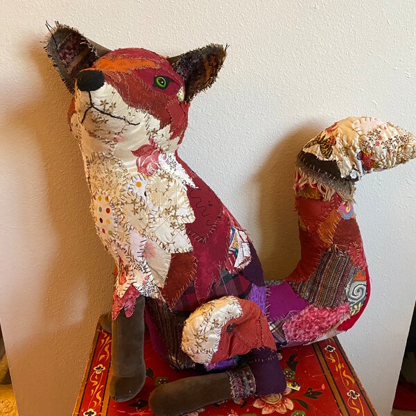 Finlay Scrappy Fox PDF Pattern and Instructions With Youtube Video - Etsy