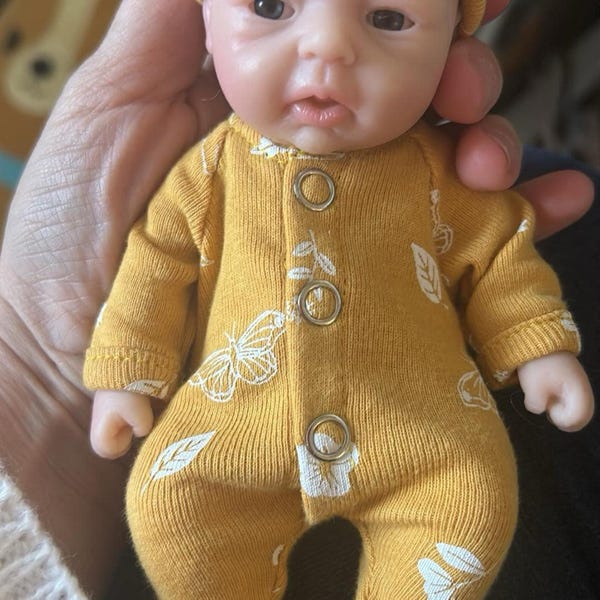 10-11" Custom Reborn Bodysuit Baby Doll Clothes 11" Miniature Bodysuit ...