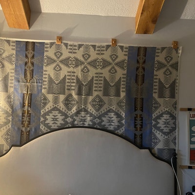 4 Small Tapestry Hangers for Walls, Quilt Hangers Wooden Clamp Holder ...