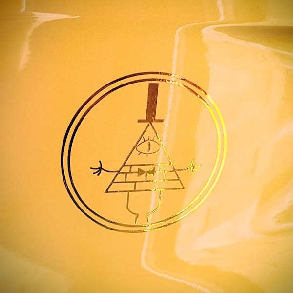 Holographic Gravity Falls Bill Cipher Magic Circle Vinyl Decal - Etsy