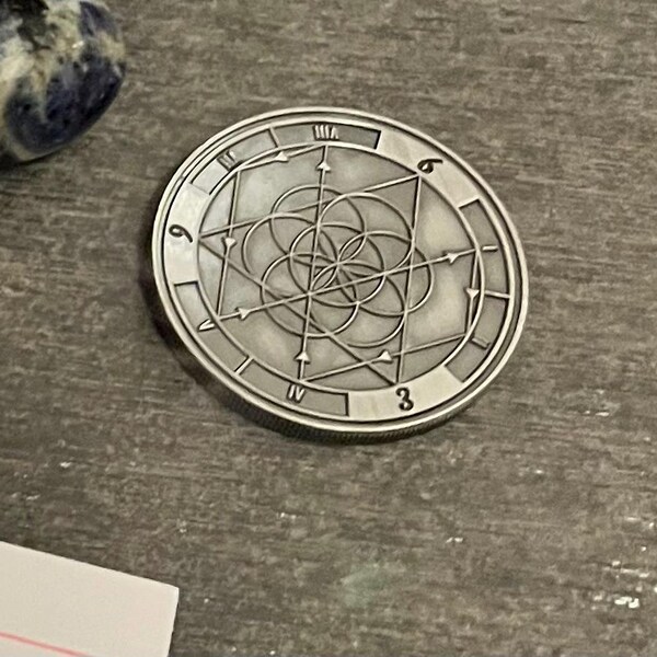 Tarot Wheel-unique Tarot Deck Coin, Fully Functional Spinning Tarot ...