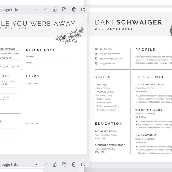 Employee of the Month Voting Card: Minimalist Ballot (editable Canva ...