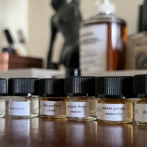 Vanilla White Tea Petrichor Perfume Oil cumulus Atmospheric Fragrance ...