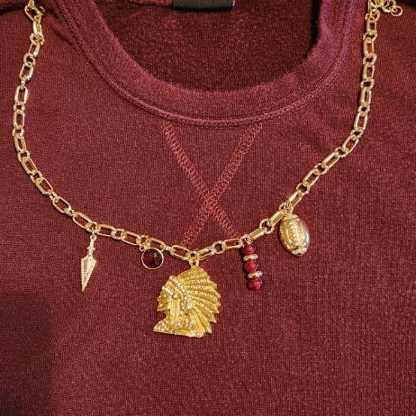 Florida Gators Necklace / University of Florida Necklace / Game Day ...