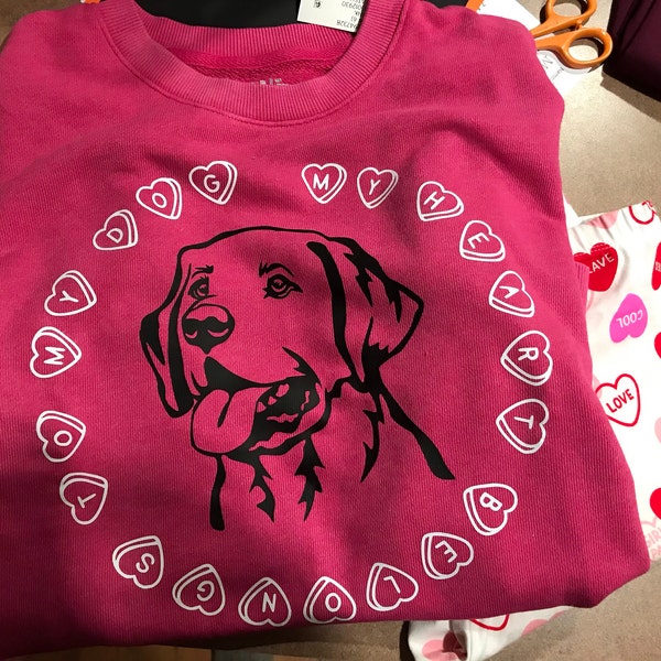 Labrador Retriever Svg Clipart Portrait Dog Vector Art LAB Cut File ...