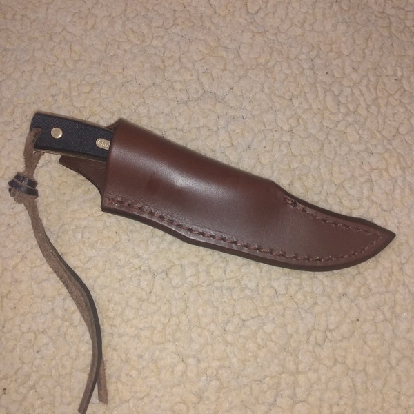 Custom Leather Crossdraw Sheath for Schrade Sharpfinger 152OT - Etsy