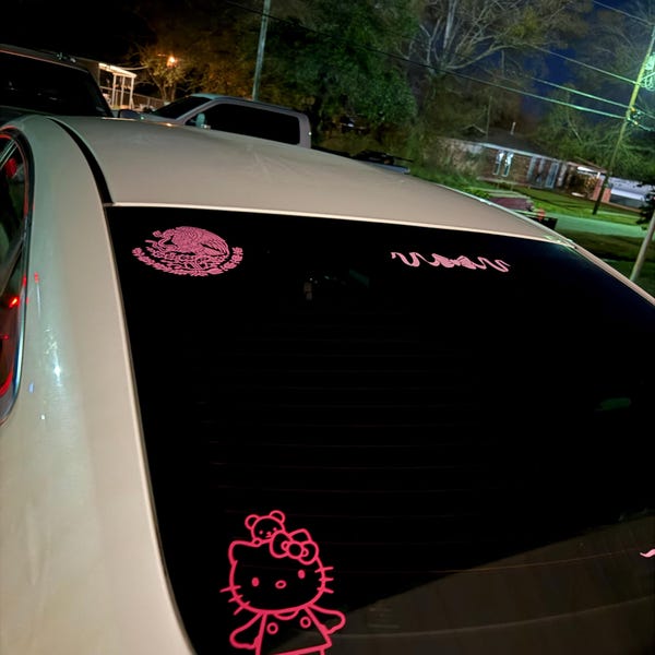 Mexican Flag Logo Decal, Mexican Eagle Decal, Waterproof Vinyl Sticker ...