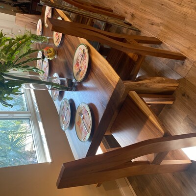 Teak Twist Pedestal Twisted End Table Teak Plant Stand Modern Furniture ...