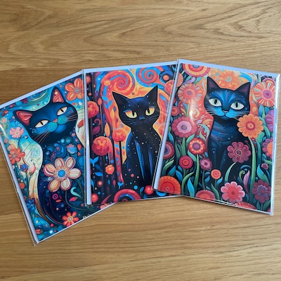 Cat Birthday Card Cat Owner Card Cat Lover Cardcute Cat - Etsy