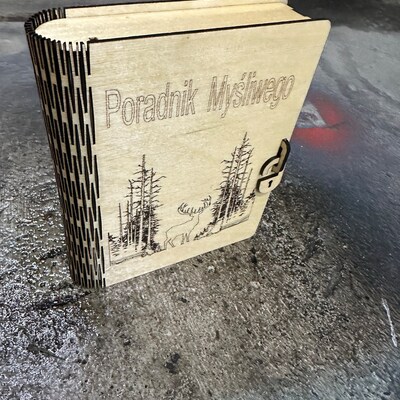 Book Box Svg Laser Cutting Files Wooden Book Box Storage Svg Files for ...