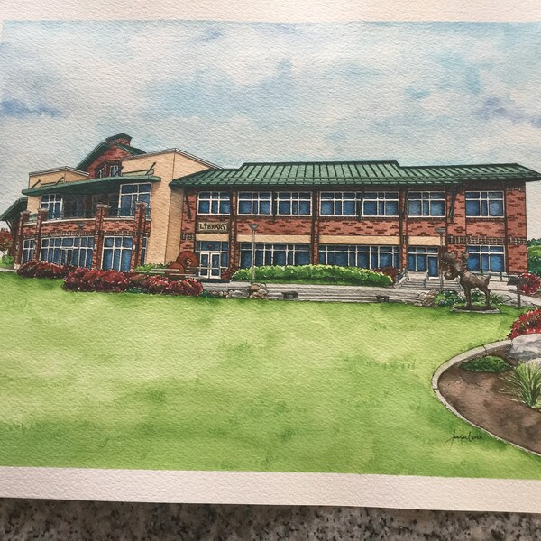 Custom Hand Embroidery of House, Building or Structure Commissioned - Etsy