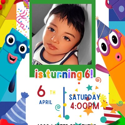 Numberblocks Welcome Sign Number Blocks Birthday Sign Numberblock ...