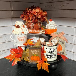 Candy Corn Display Halloween Tier Tray Book Stack Scoop for Rae Dunn ...