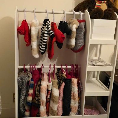 Dressing up Stand Height 1000mm Width 520mm Depth 315mm/white/rail/6 ...