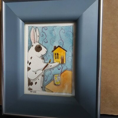 Portrait of a White Rabbit Fine Art Bunny Print - Etsy