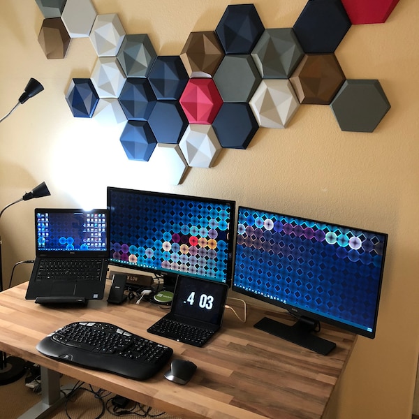 Decorative Soundproofing PACK OF 20 TILES Acoustic Panel Sound ...