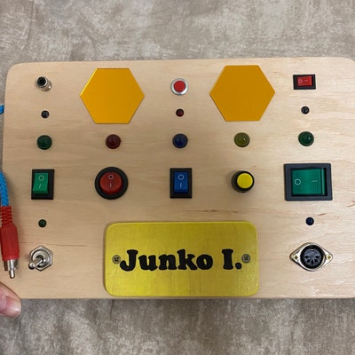 Busy Board for Toddler Custom LED Light Toy Switch Box Kids Control ...