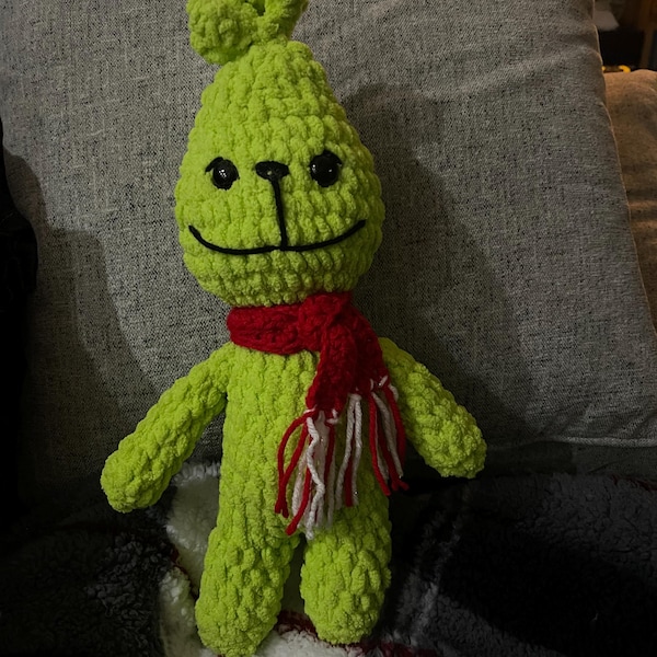 No SEW/ Small Grinch Crochet Pattern/amigurumi Grinch/crochet Pattern ...