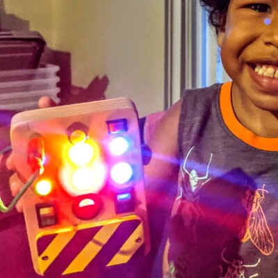 LED Light Busy Board for Baby Personalized Activity Board Switch Box ...