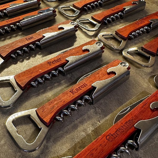 Personalized Engraved Small Wood Pocketknife - Keychain, Multi-tool - Etsy