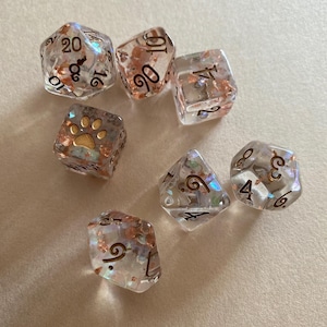 Wheat Dnd Dice Set Polyhedral Dice D&D Dice Dungeons and | Etsy