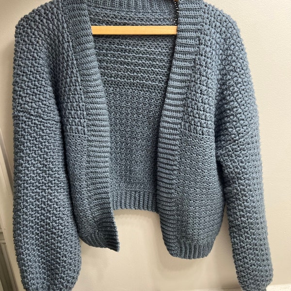 Cirrus Cloud Cardigan Crochet Pattern (digital Item NOT a Physical Item ...