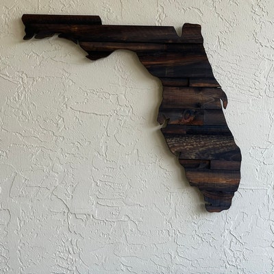 Wisconsin Rustic Wood State Cut Out, Wooden Wisconsin Sign, Rustic ...