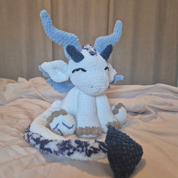 Snuggle Dragon Crochet Pattern, Original Snuggle Dragon, Crochet Dragon ...