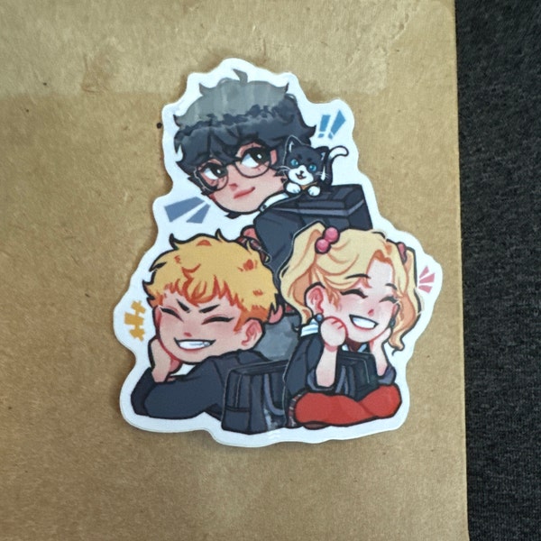 Persona 5 Foodie Phantom Theives Stickers | Phantom Thieves | Matte ...