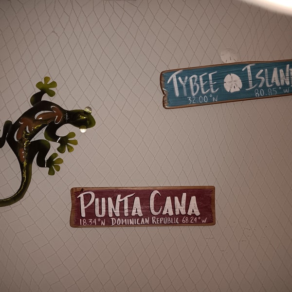 Distressed Custom Beach Sign Made to Order, Beach Décor, Personalized ...