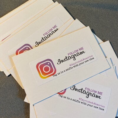 Instagram Personalized Stickers Insta Stickers Personalized Shipping ...