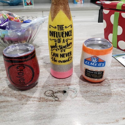 Teacher Pencil Stainless Steel Bottle - Etsy