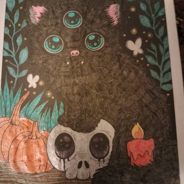 Spooky Cutie: Kawaii Creepy and Horror Coloring Book for Relaxing by ...