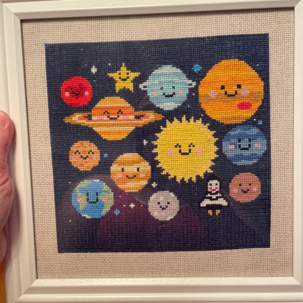Solar System Cross Stitch Pattern, Universe Cross Stitch,space Cross ...