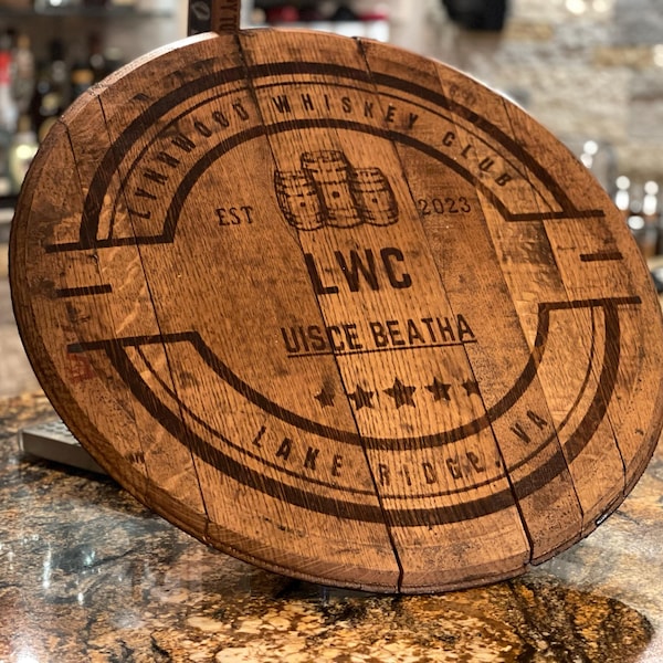 Angels Envy Bourbon Laser Engraved Barrel Head - Etsy
