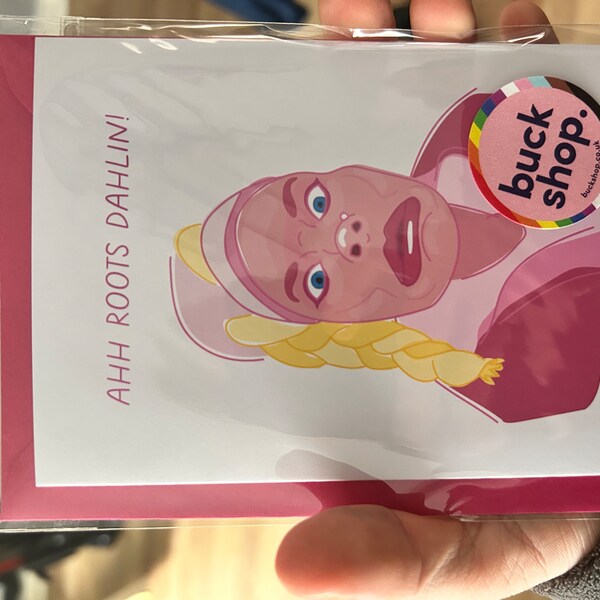 Ahh Roots Dahlin! - Chelsea Lee Art From Tiktok Inspired Greeting Card ...