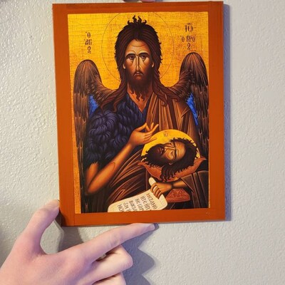 Metamorphosis Jesus Christ Icon, Handmade Greek Orthodox Icon of the ...