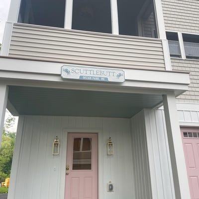 Personalized Custom PVC Sign for Your Beach Home Coastal Retreat 47x11 ...